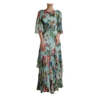 Dolce & Gabbana Tiered Floral Maxi Dress - - Dresses - Damen - Mehrfarbig - 2XS