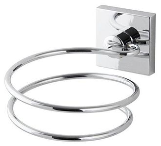 Fackelmann Fackelmann Haartrockner-Halter MARE, verchromter Fönhalter, Wandhalter (Farbe: Silber), Menge: 1 Stück