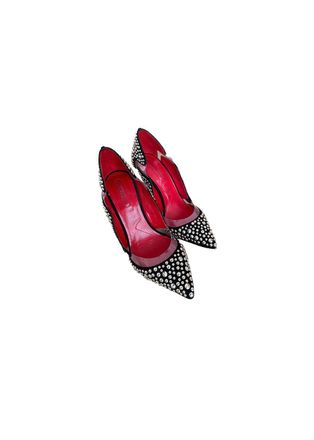 Cesare Paciotti Suede Studded Pumps Size 37