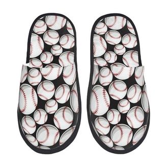 Generic Chaussures De Maison Baseball Mignon Slippers Int&eacute;rieur Et Ext&eacute;rieur Pantoufles Unisexes Fuzzy Pantoufles Pour H&ocirc;tels Piscine Voyages L