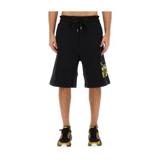 Versace Jeans Couture Logo Bermuda Shorts f&uuml;r M&auml;nner - - Shorts - Herren - Schwarzk - S
