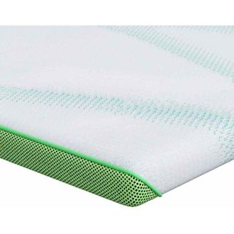 vidaXL Matratzenpads Weiß und Grün 120 x 200 cm Vidaxl
