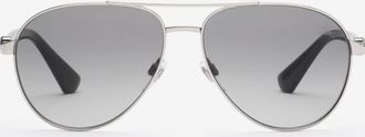 Burberry Pilotensonnenbrille Shield aus Metall