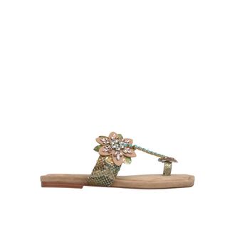 Alma En Pena Flache T-Sandale mit Perlen - - Shoes - Damen - Mehrfarbig - 41 EU