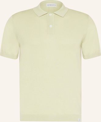 Nowadays Nowadays Strick-Poloshirt Mit Seide gruen