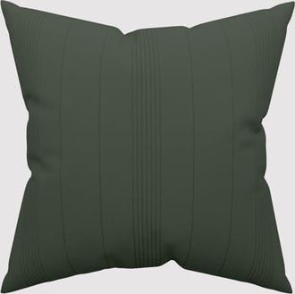 Soleil d'Ocre Kissenhülle, Baumwolle, Adele, Khaki, 60 x 60 cm