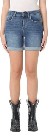 Liu Jo Damen, Shorts, Blau, W30Gr&ouml;&szlig;e