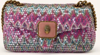 Kurt Geiger Schultertasche Pimlico Mit Pailletten rosa