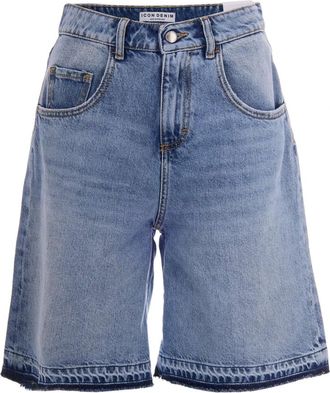 Icon Denim Los Angeles Damen, Shorts, Blau, W26Gr&ouml;&szlig;e