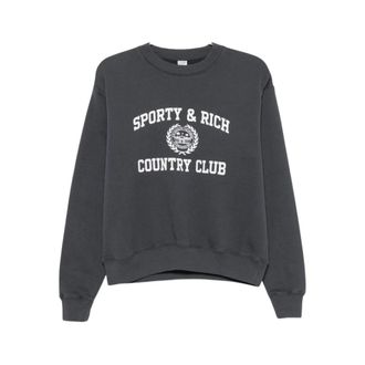 Sporty & Rich Damen, Sweatshirts & Hoodies, Grau, XSGr&ouml;&szlig;e