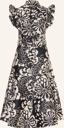 Kudibal Copenhagen Dea Kudibal Jacquard-Kleid Devanti Mit Volants schwarz