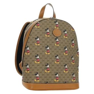 Gucci Sac &agrave; dos vintage Pre-owned - Femme - Pre-owned - Beige - Taille: ONE Size