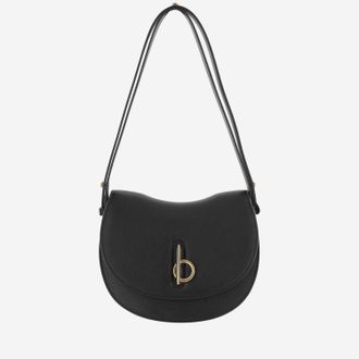 Burberry Womens Small Rocking Horse Calfskin Bag Black Shoulder
