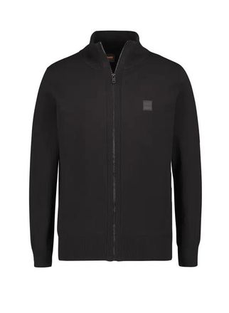 Boss Orange by Hugo Boss BOSS Orange Herren Pullover schwarz unifarben