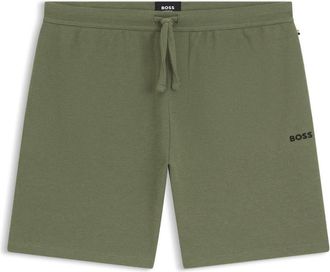 HUGO BOSS Homewear-Shorts aus einem Baumwoll-Mix mit Struktur in