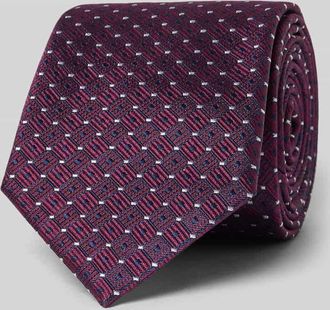 Willen Krawattenfabrik Krawatte aus Seide im Allover-Look (7,5 cm)