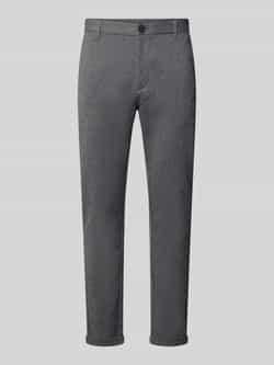Lindbergh Slim Fit Hose mit Viskose-Anteil in verk&uuml;rzter Passform