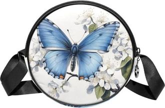 Generic Sac &agrave; bandouli&egrave;re Circle pour femme, petit sac &agrave; bandouli&egrave;re avec fermeture &eacute;clair, bretelles r&eacute;glables, sac &agrave; main rond d&eacute;contract&eacute; pour femmes et fi