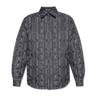 Palm Angels Gesteppte Jacke - - Jackets - Herren - Schwarzk - XL