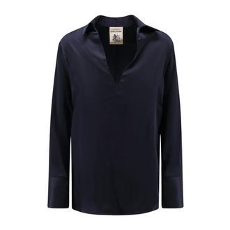 Semicouture Femme, Blouses et Chemises, Bleu, Taille: 42 FR Blouses