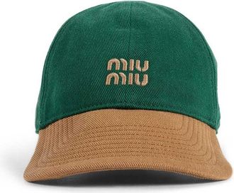 Miu Miu Drill Baseball Cap