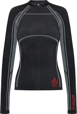 Moncler Langarmshirt im Layering-Look - Schwarz