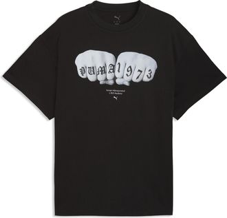 Puma T-shirt de basketball oversize Swish N Ink I Homme, Accessoires, Noir, 3XL