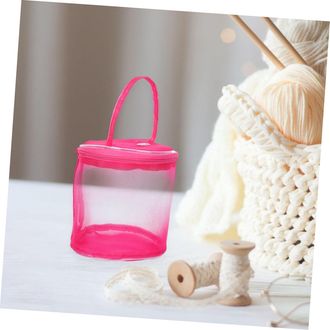 Lurrose 2stücke Hängende Netz-garn-aufbewahrungsbeutel Geräumige Strick-netztasche Tragbarer Knäuelhalter Für Häkel Und Strickprojekte Leicht Und Atmungsaktiv