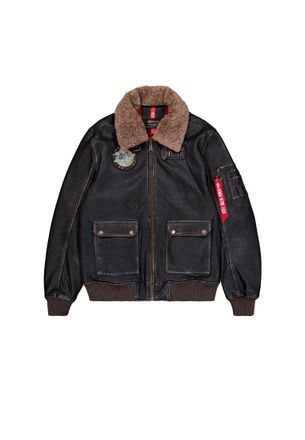 Alpha Industries B-15 Custom Leather Jacket
