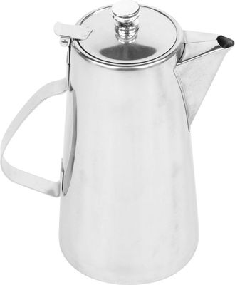 FOMIYES Edelstahl Kaltwasserkrug 2,0l mit Kurzem Ausguss K&uuml;chen&ouml;lflasche und Sojasaucenbeh&auml;lter f&uuml;r Zuhause und Gastronomie