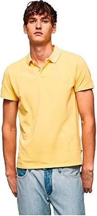 Pepe Jeans London Olivier D.ieu Polo, Jaune (Shine), L Homme