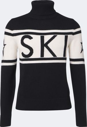 Perfect Moment Rollkragenpullover Schild aus Wolle