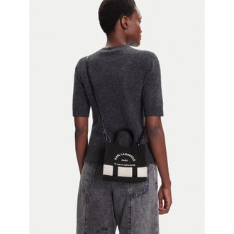 Karl Lagerfeld Handtasche KARL LAGERFELD A3W50027 Schwarz