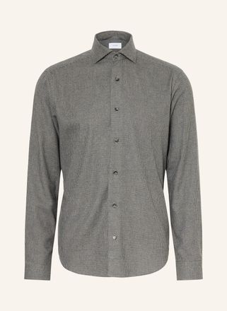 Eton Flanellhemd Comfort Fit gruen