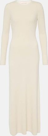 Valentino Maxikleid aus Seiden-Bouclé