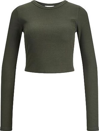 Jack & Jones Jack & Jones Jxfeline STR Ls Rib Thé JRS Noos Femme Body, Incense/Print:Tonal Print, M