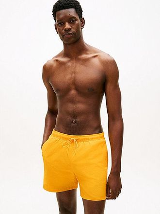 Tommy Hilfiger Short de bain mi-long &agrave; drapeau brod&eacute;