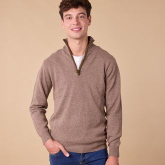 Bexley Keithy - Pull homme marron chiné