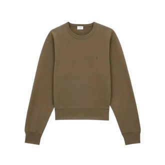 Saint Laurent Sweatshirt - - Sweatshirts & Hoodies - Damen - Gr&uuml;n - L