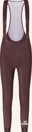 Cafe du Cycliste Caf&eacute; Du Cycliste Thermo-Radhose Marie Mit Tr&auml;gern Und Gepolstertem Einsatz rot