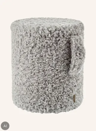 Blomus Blomus Pouf Teddy grau