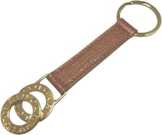 Bulgari Porte-cl&eacute;s en cuir pr&eacute;-poss&eacute;d&eacute; - Femme - Pre-owned - Brun - Taille: ONE Size
