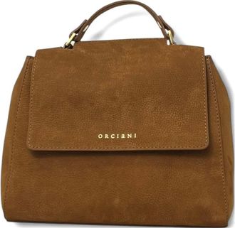 Orciani petit sac porté épaule Sveva - Marron
