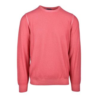 Vengera Rundhals-Strickware - - Knitwear - Herren - Orange - XL