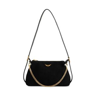Zadig&Voltaire Jim Mini Suede Bag - - Bags - Damen - Schwarzk - ONE SIZE