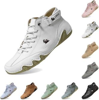 Generic Chaussures de marche imperméables et respirantes en daim - Chaussures de conduite orthopédiques antidérapantes et respirantes - Baskets décontractées 