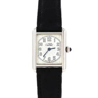 Cartier Pre-owned Must Tank Silber Uhr - - Pre-owned - Damen - Grau - ONE SIZE