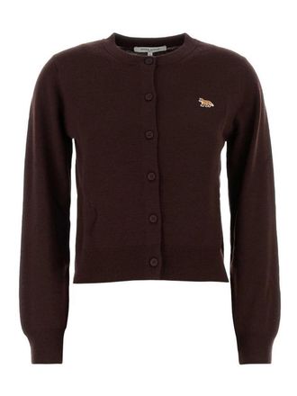 Maison Kitsun&eacute; Cardigan - Marron