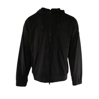 Herno Kapuzenjacke mit Rei&szlig;verschluss - - Sweatshirts & Hoodies - Herren - Schwarzk - XL