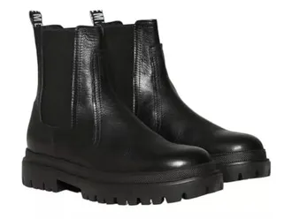 Dirk Bikkembergs Calf Pasha Leather, Chaussures Bottes Beatles Cuir Mode Mode, Noir, 42 EU
